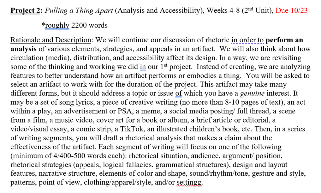 Project Sequence | DesigningFYC