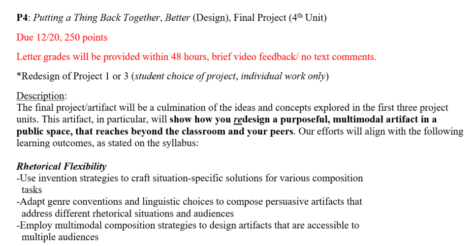 Project Sequence | DesigningFYC